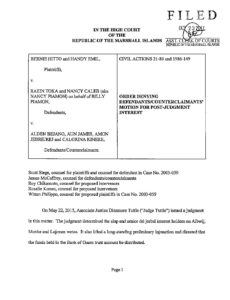 Hitto v Toka v Bejang, CA 21-80 & 1986-149 – Republic of the Marshall ...